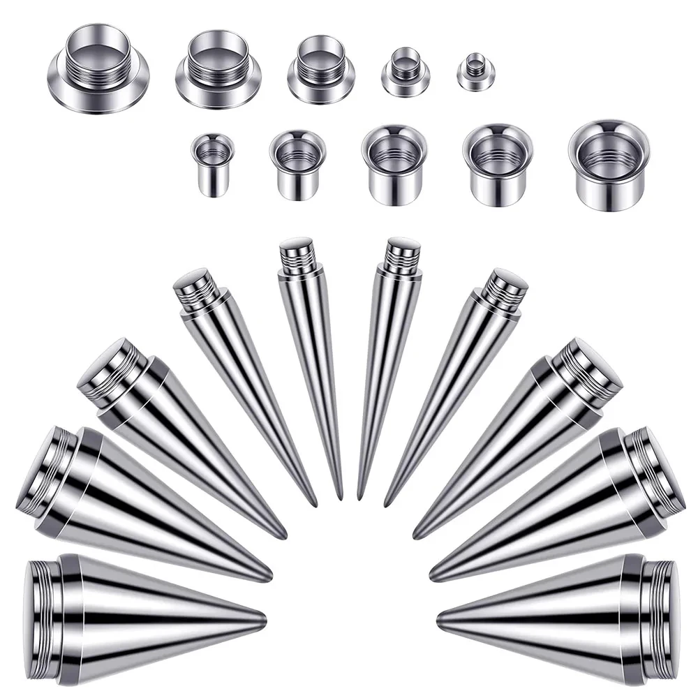 1-Piece-Ear-Stretcher-Kit-Piercing-Earrings-Surgical-Stainless-Steel ...