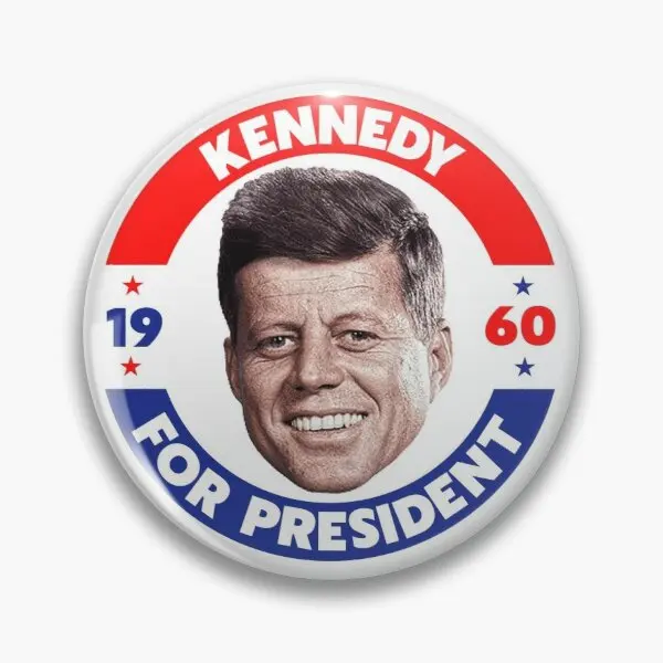 John F Kennedy For President Vote Jfk Customizable Soft Button Pin Women Creative Collar Badge ...
