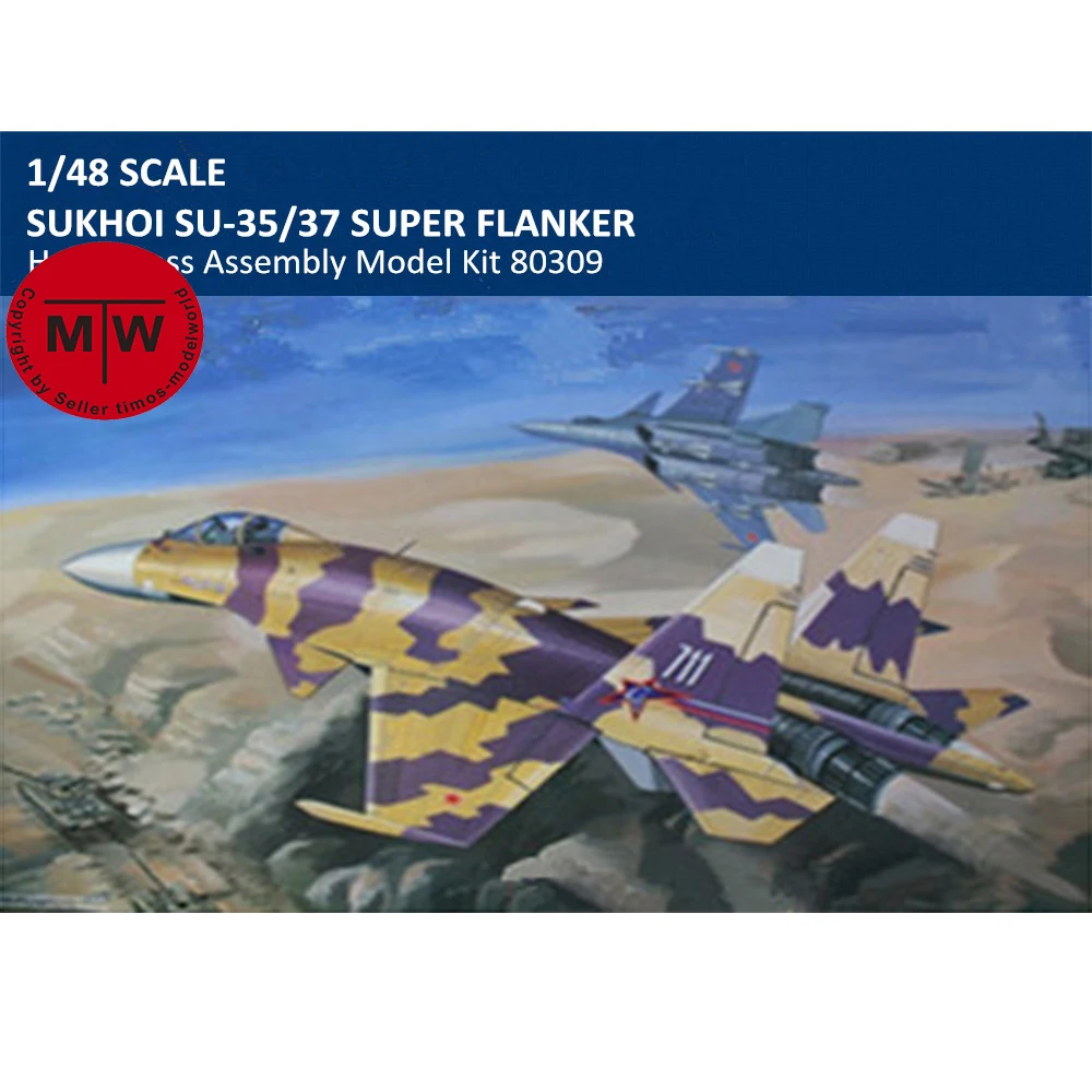 Trumpeter-MiniHobby-80309-1-48-Scale-SUKHOI-Su-35-37-Super-Flanker ...