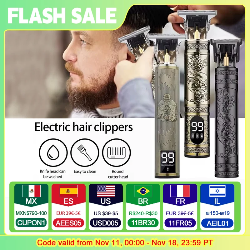 T9-Hair-Clipper-Repair-Beard-Shaving-Body-Hair-Trimmer-Clippers-Corteiz ...