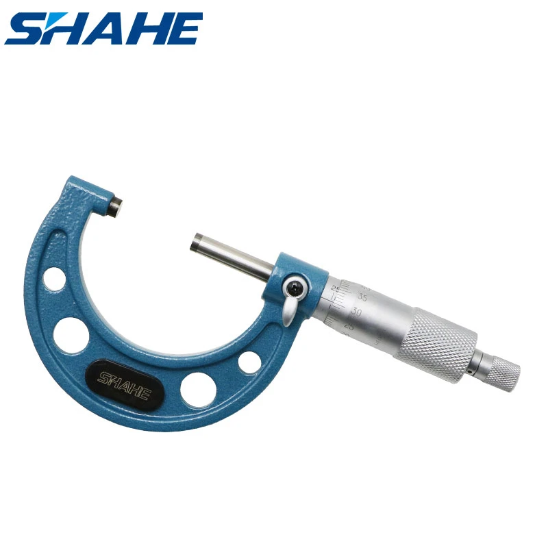 SHAHE 25 50mm Outside Micrometer Inside Outside Miromete 0.01mm ...