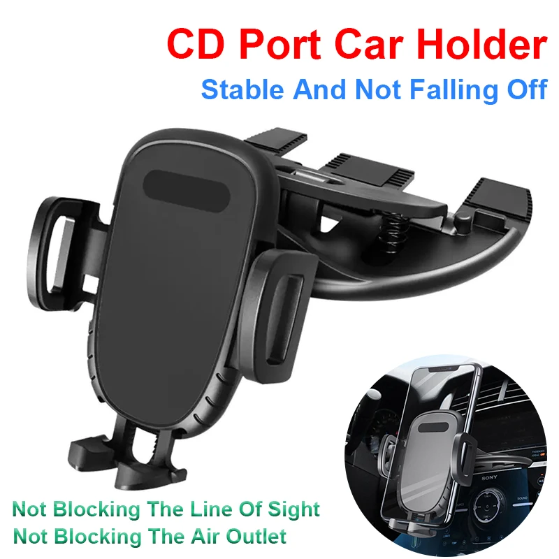 Universal-CD-Slot-Car-Phone-Holder-360-Degree-Rotation-Car-Phone-Mount ...