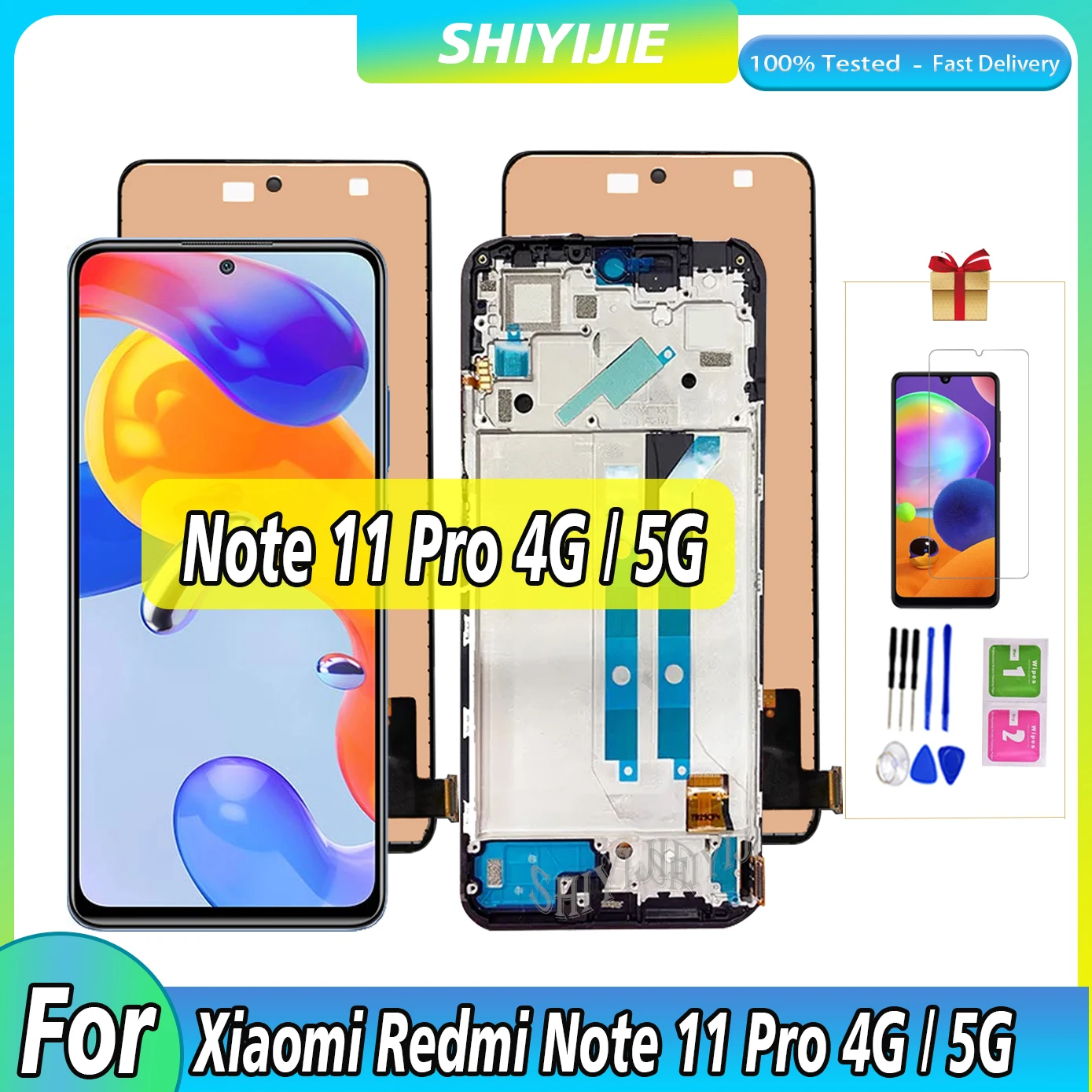 High-quality-For-Redmi-Note11Pro-5G-21091116I-LCD-Display-For-Xiaomi ...