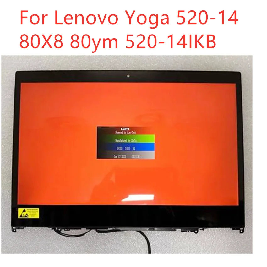 14-FHD-LCD-LED-Display-Touch-Screen-Assembly-For-Lenovo-Yoga-520-14IKB ...