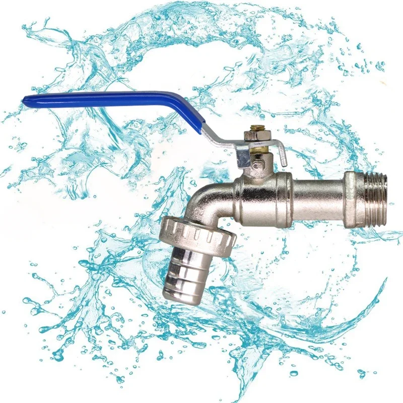 1Pc-1-2-x-16mm-3-4-Garden-Watering-Lever-Tap-Outdoor-Home-Water-Faucet ...