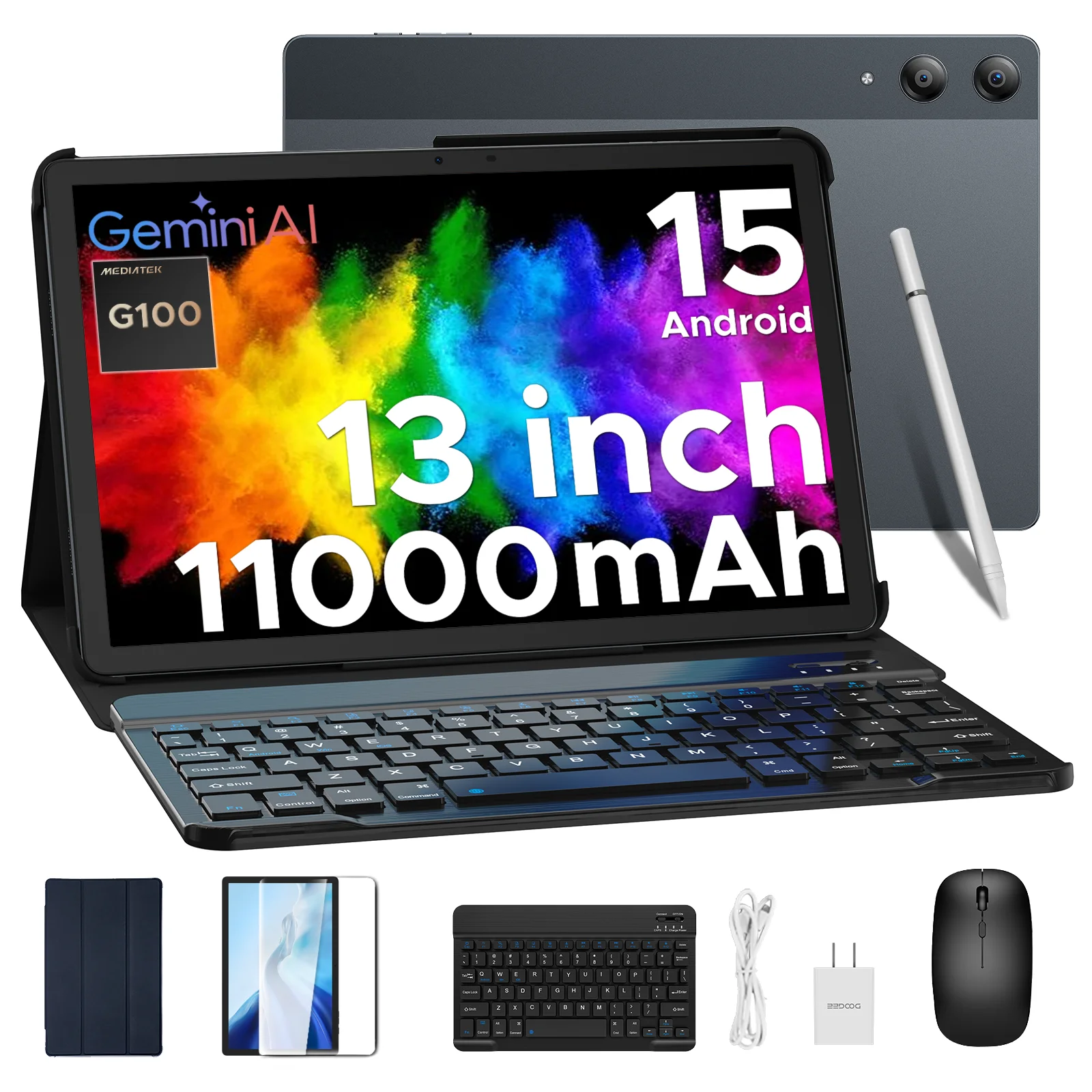 DOOGEE Tab E3 Pro 2-in-1-Tablet-PC, 13-Zoll-Bildschirm, Android 15 ...