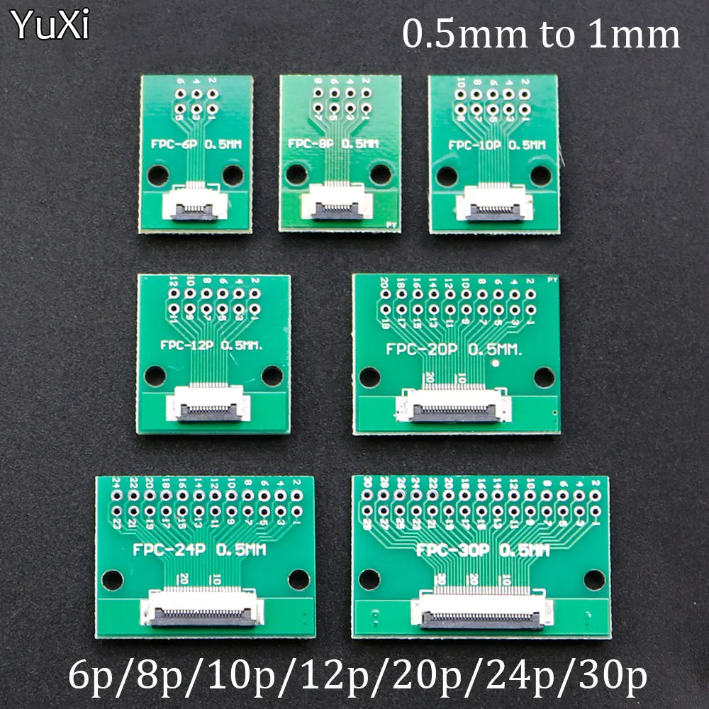 1pcs-PCB-Double-Sided-FFC-FPC-6PIN-8Pin-10pin-12pin-20pin-30pin-24pin ...