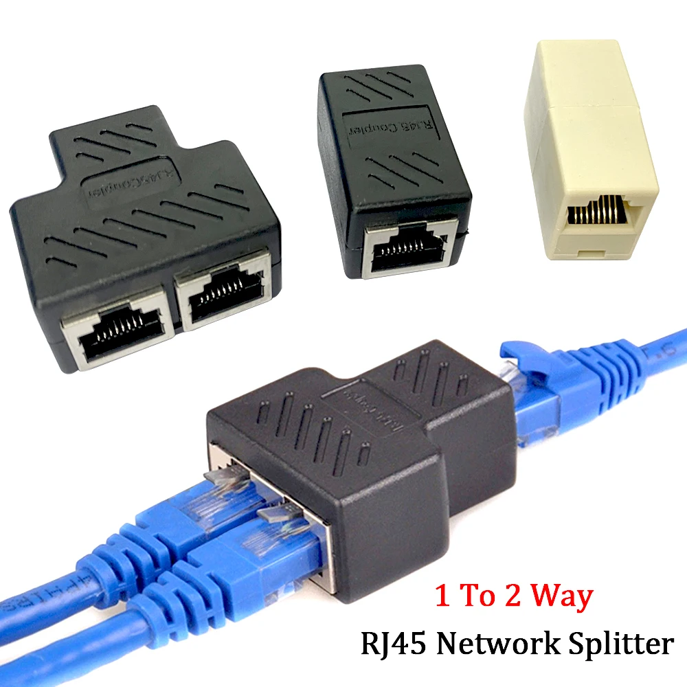 1-2-5Pcs-RJ45-Connector-1-To-2-Way-LAN-Ethernet-Cable-Network-Splitter ...
