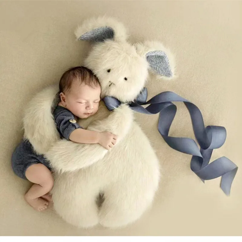 Newborn-Photography-Clothing-Baby-Photo-Props-Accessories-Rabbit-Plush ...