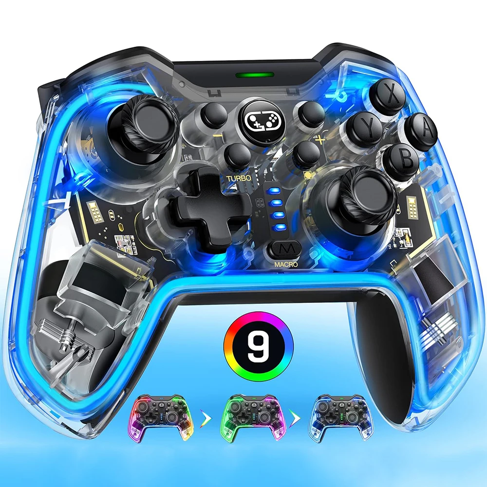 Saitake-Controlador-sem-fio-para-Nintendo-Switch-STK-7040RG-RGB-Android ...