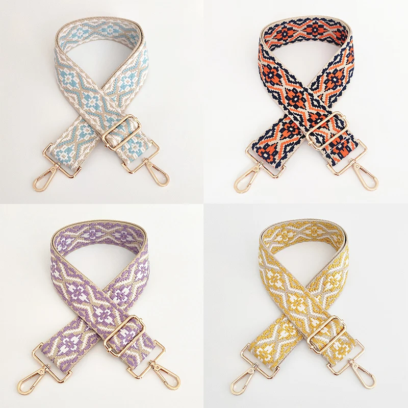 5cm-Wide-Strap-for-Bag-Colorful-Shoulder-Strap-Bag-Ethnic-Style-Belt ...