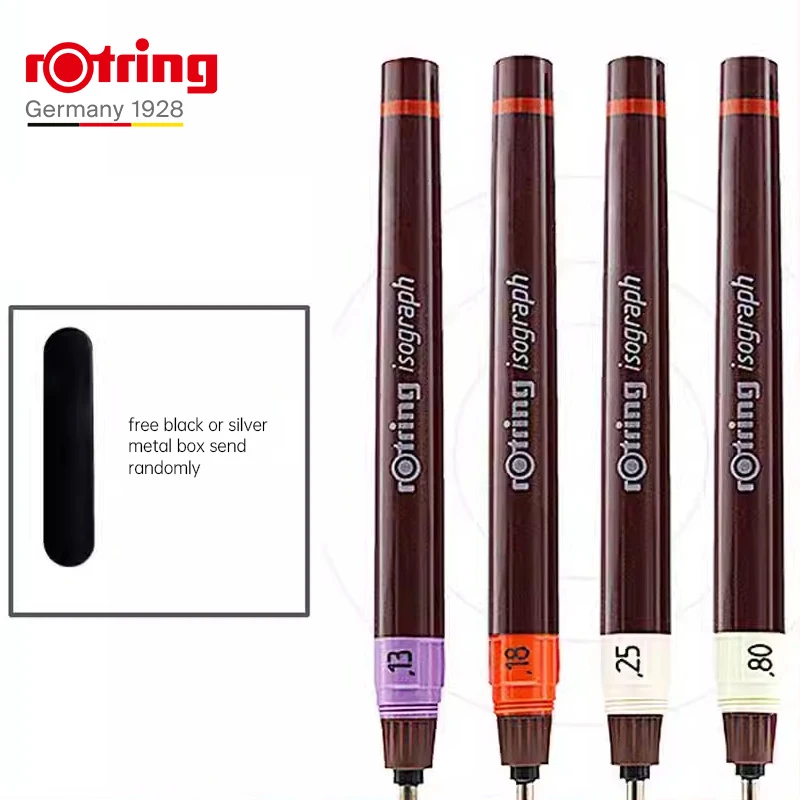 1pc-Rotring-Needle-Pen-Fillable-Ink-Pen-0-1-0-8mm-Engineering-Drawing ...