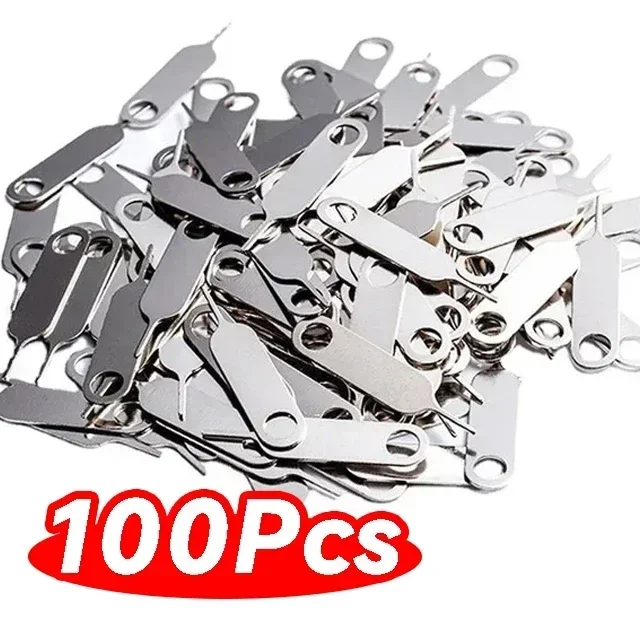 100-1PCS Metal Eject Sim Card Tray Open Pin Key Tool for IPhone 15 ...