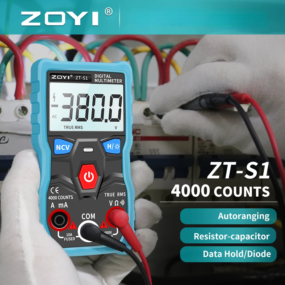 ZOYI ZT S1 Digital Multimeter tester autoranging True rms automotriz ...
