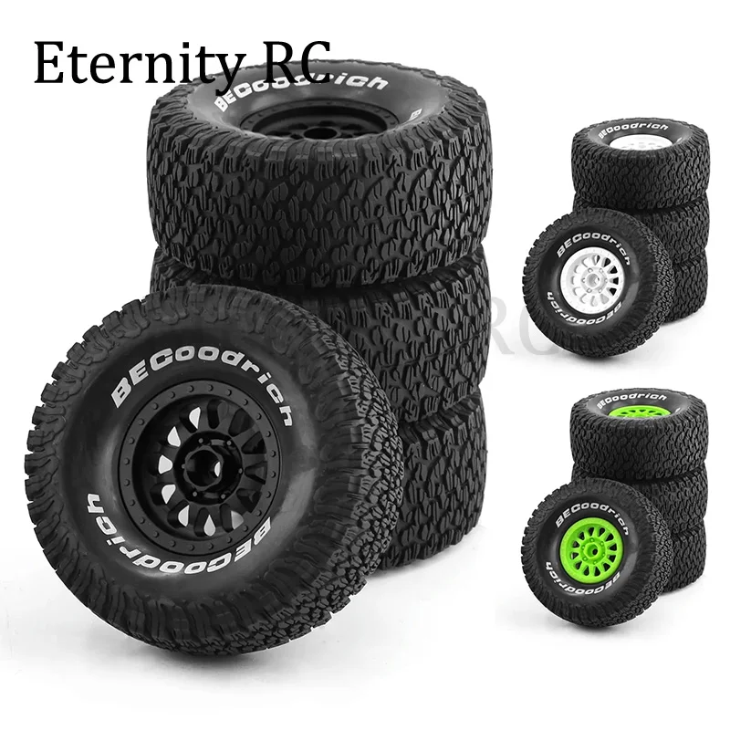 4Pcs 135mm 1/7 Desert Short Course Truck Tire 17mm Wheel Hex for ARRMA ...