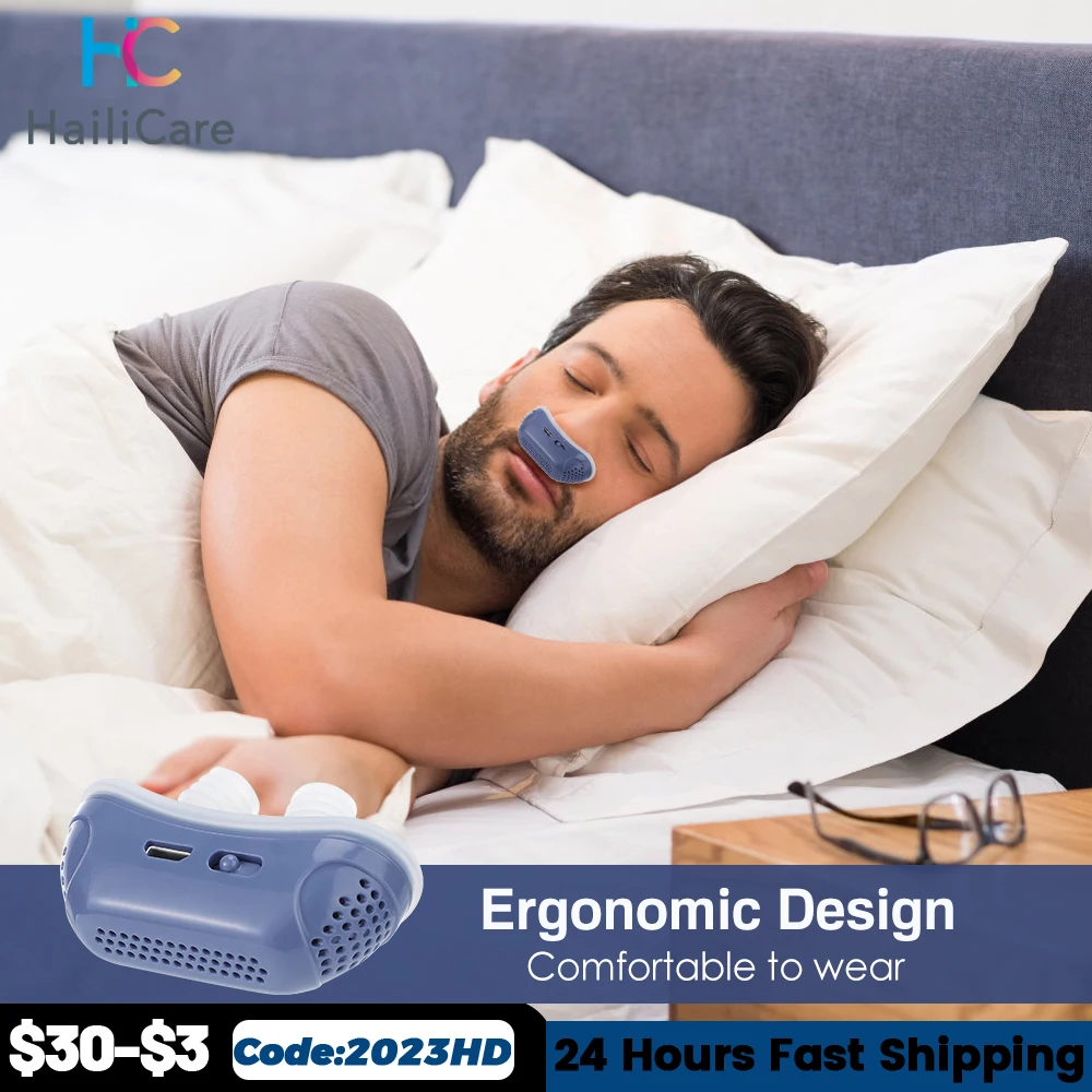 Electric Silicone Anti Snoring Nasal Dilator Stop Snore, 50% OFF