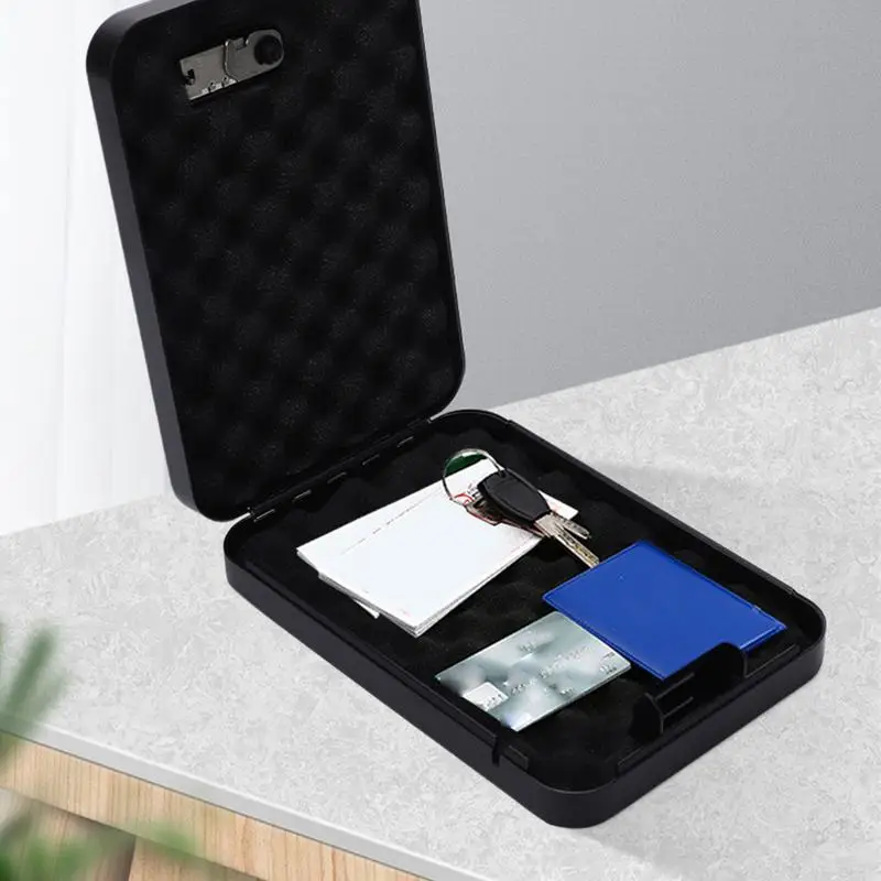 Travel-Safe-Lock-Box-Compact-Lock-Box-With-Code-Small-Safe-Box-Locked ...