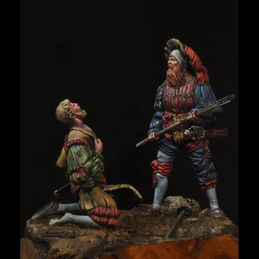 Unassambled-1-24-ancient-fantasy-man-landsknechts-quarrel-warrior-Resin ...