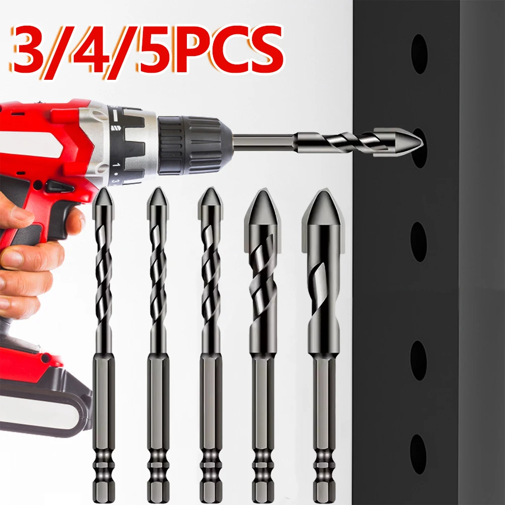 3-4-5pcs-High-Hardness-Skewed-Head-Eccentric-Drill-Four-Blade-Alloy ...