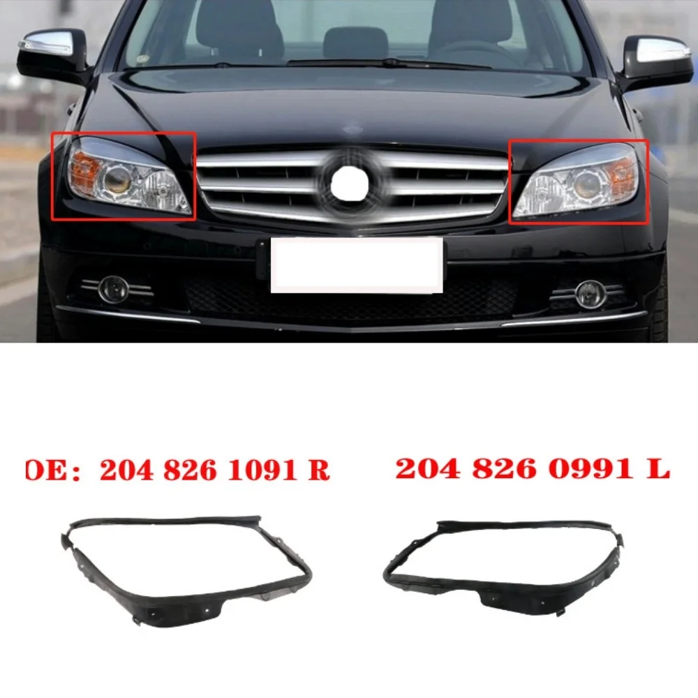 Front-bumper-headlight-cover-sealant-For-Mercedes-Benz-C-Class-W204 ...