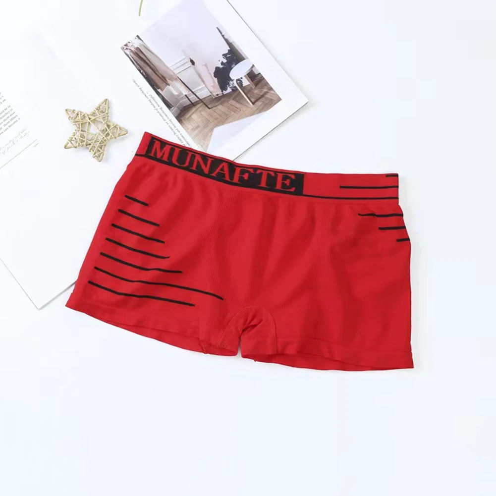 Boxer taille moyenne pour hommes, sous vêtements sexy, caleçons sans ...
