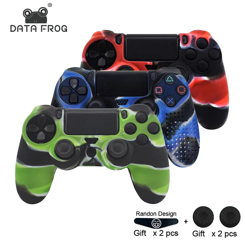 DATA-FROG-Silicone-Camo-Protective-Skin-Case-For-Playstation-4-PS4-Pro ...