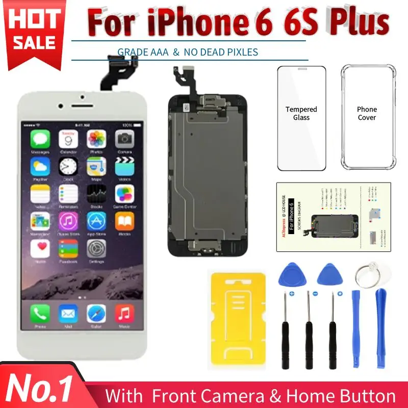 Complete-LCD-For-iPhone-6-6S-Plus-Display-LCD-Touch-Screen-Digitizer ...