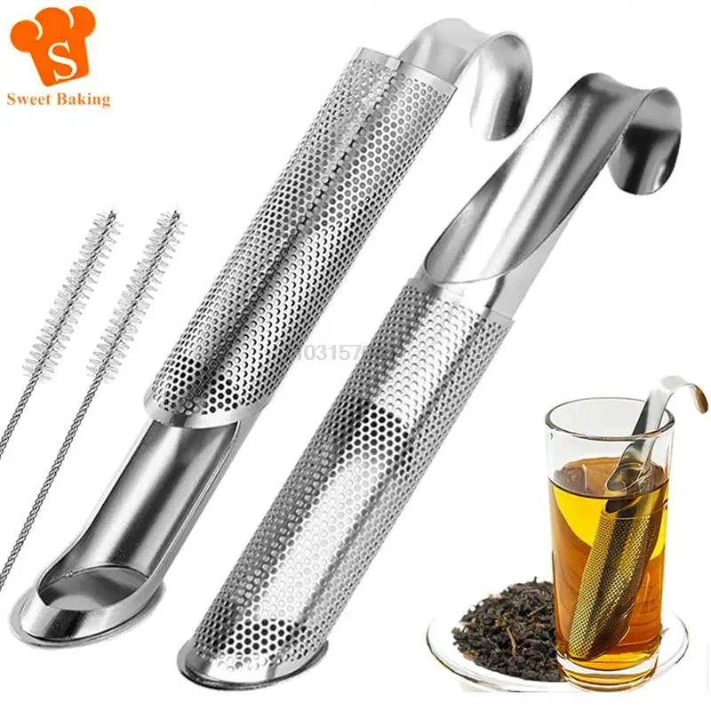 Stainless-Steel-Tea-Infuser-Creative-Pipe-Design-Metal-Tea-Strainer-for ...