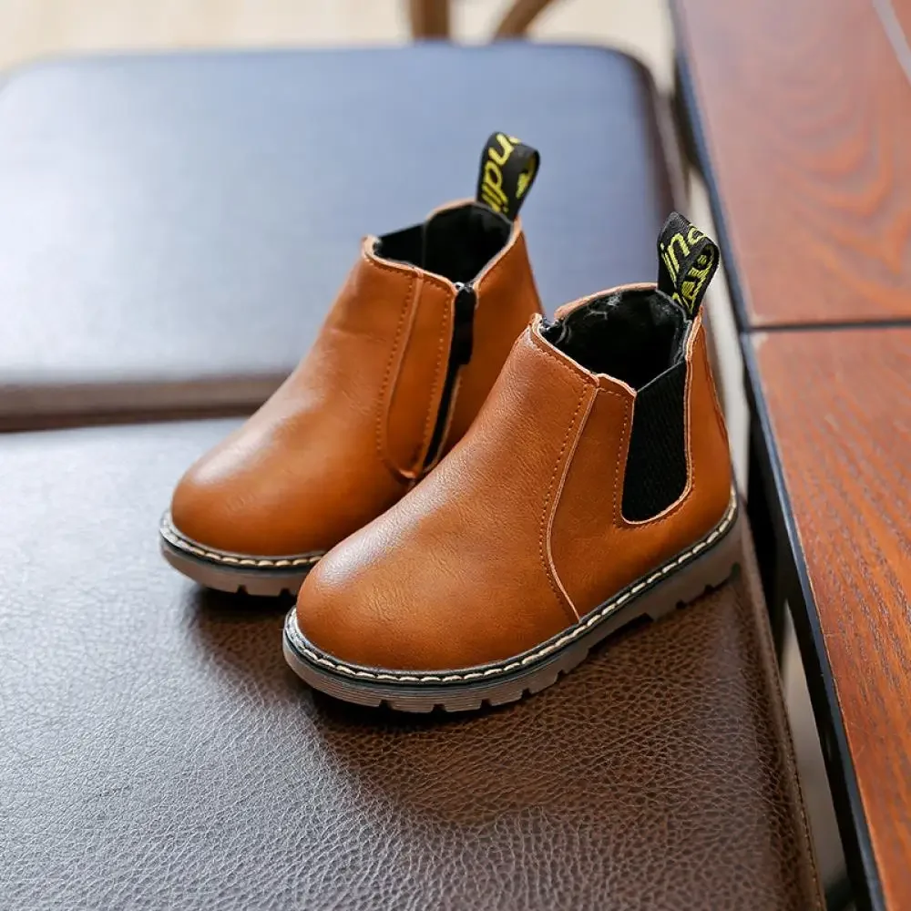 Retro-Childrens-Riding-Boots-Spring-Autumn-Ankle-Boots-Fashion-Kids ...