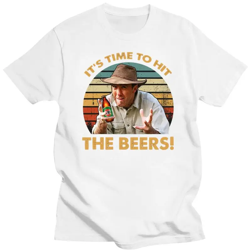 Humor-Clothing-It-S-Time-To-Hit-The-Beers-Vintage-T-Shirt-Russell ...
