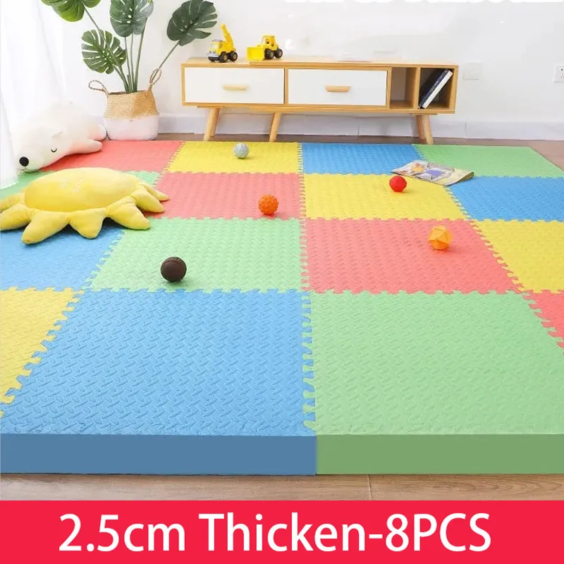 Thicken-2-5cm-Tatame-Baby-Play-Mat-Activities-Mat-for-Baby-Mat-8PCS ...