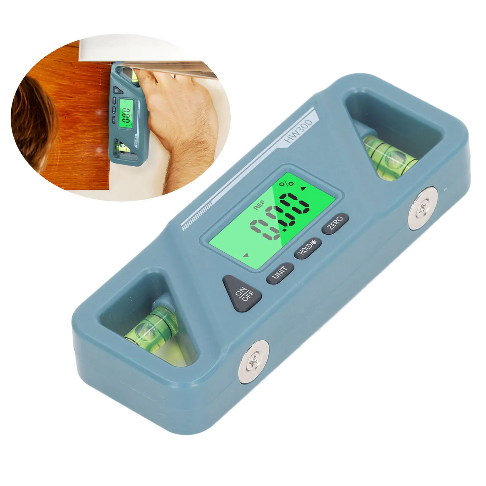 LCD Display Digital Inclinometer Protractor Level Meter Angle Measuring ...