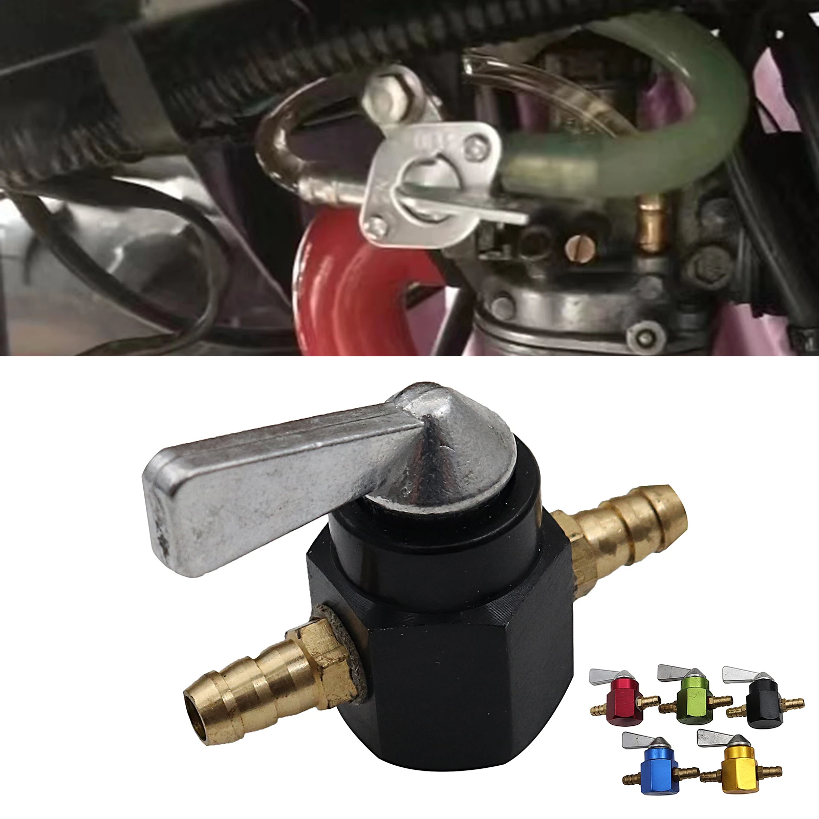 Motorcycle-CNC-Inline-6mm-Petrol-Fuel-Tap-ON-OFF-Fuel-Switch-Aluminum ...