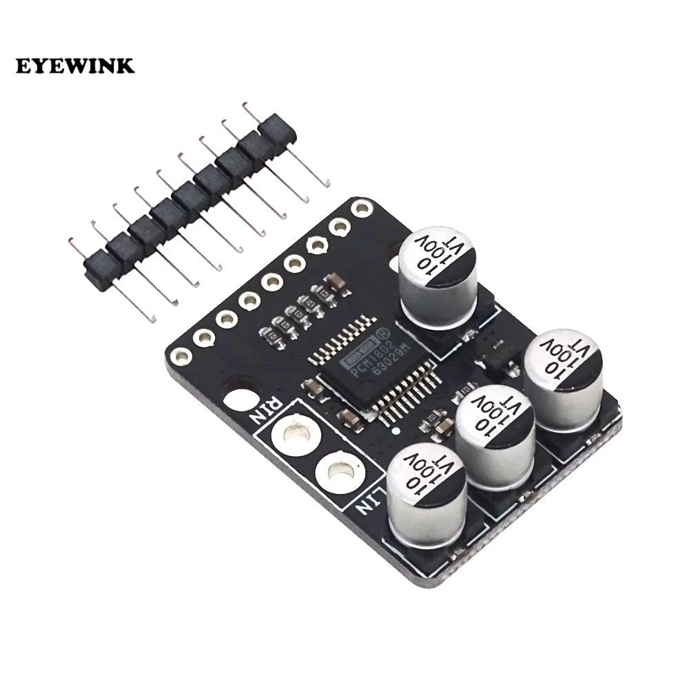 Pcm1802 Audio Stereo A/d Converter Adc Decoder 24bit 96khz Digital Pcm ...