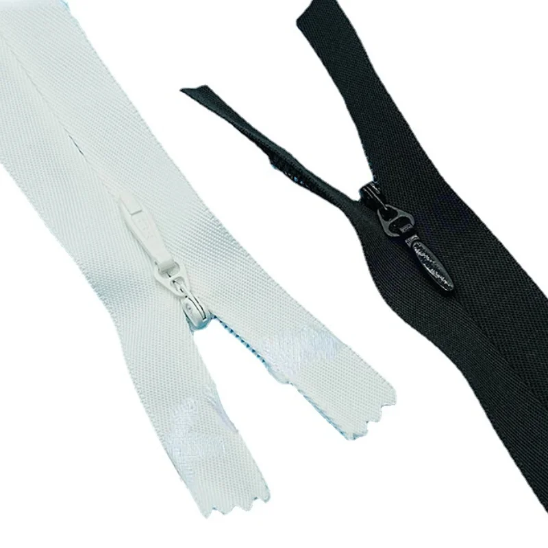 Black Invisible Zipper