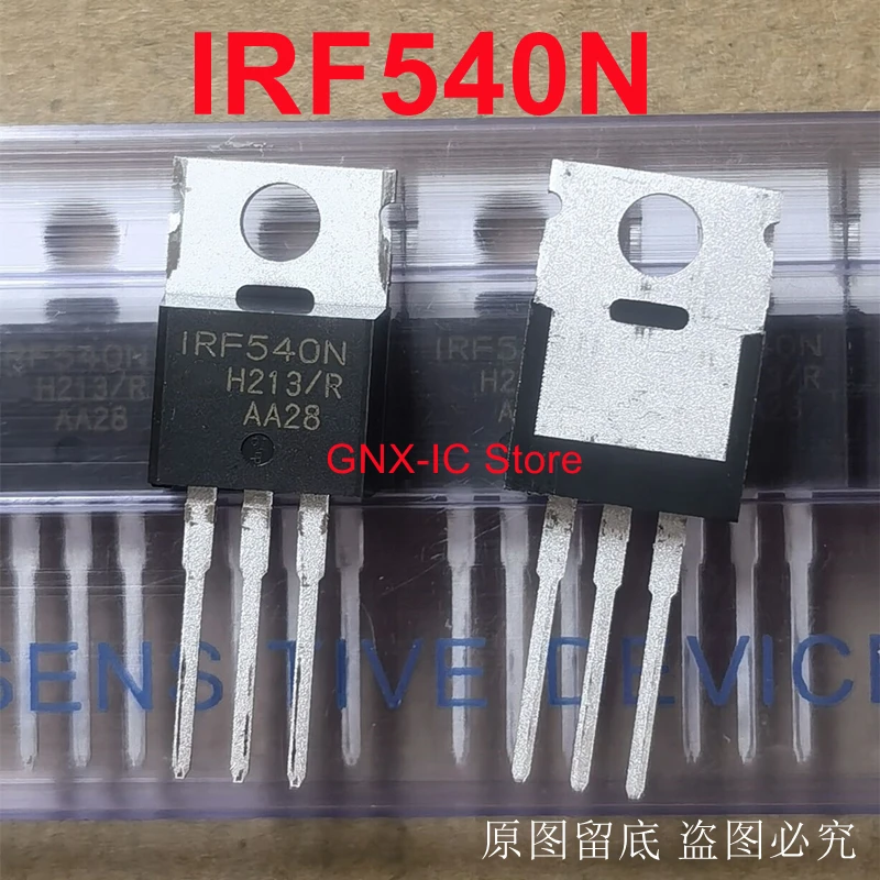 10PCS/Lot 100% Real Original New IRF540N Mosfet Transistor IRF540 ...
