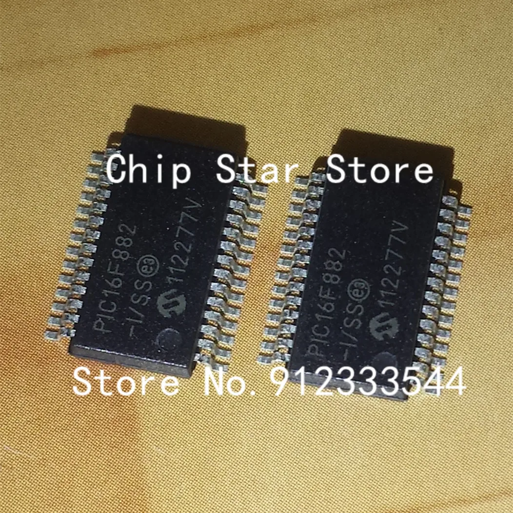 5-50pcs PIC16F882-I/SS PIC16F882 SSOP28 8Bit MCU Flash PIC16 Family PIC16F8XX Series ...