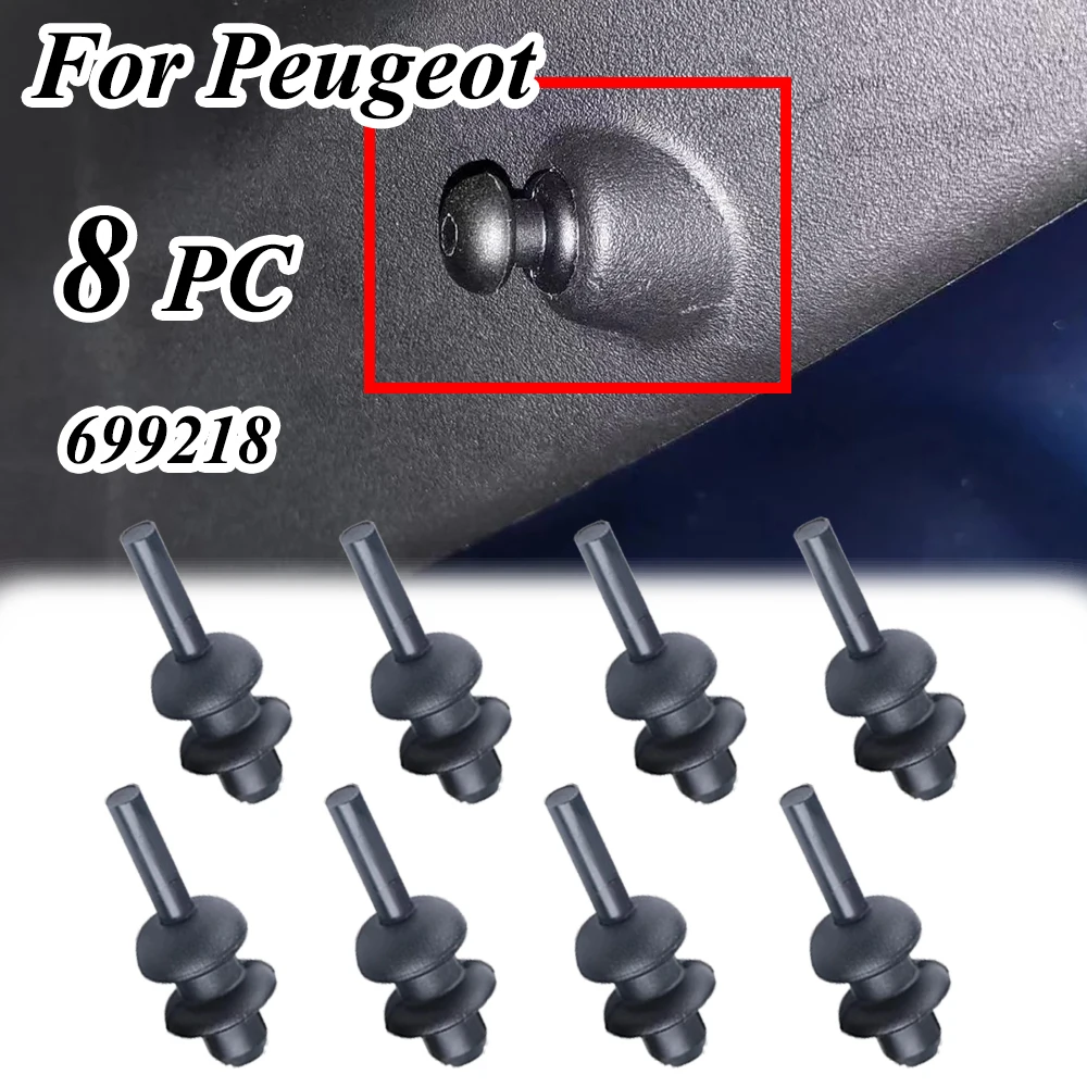 8PC-For-Peugeot-106-208-I-II-306-Rear-Boot-Trunk-Parcel-Shelf-Cord ...
