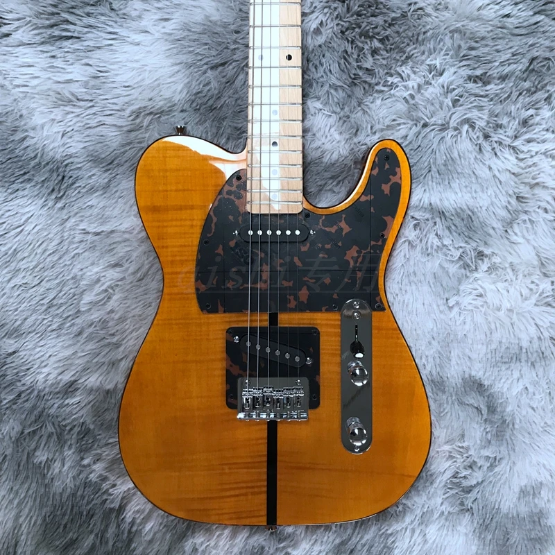 Prince-HS-Anderson-Hohner-Madcat-Mad-Cat-Tele-Amber-Yellow-Flame-Maple ...