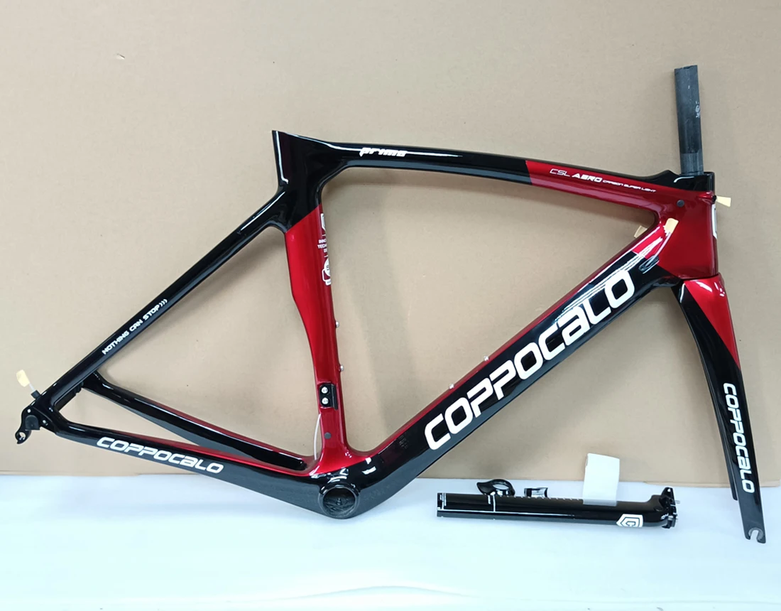 Carbon-Road-Bike-Frame-Caliper-V-Brake-Racing-Bicycle-Frameset-Black ...
