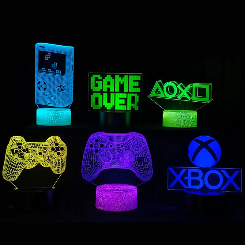 LED-3D-Gaming-Setup-RGB-L-mpada-Gaming-Room-L-mpada-Decora-o-USB ...