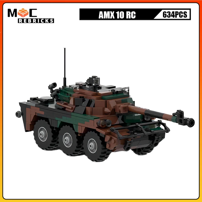 Véhicule blindé de support de feu AMX 10, construction de nuits d ...