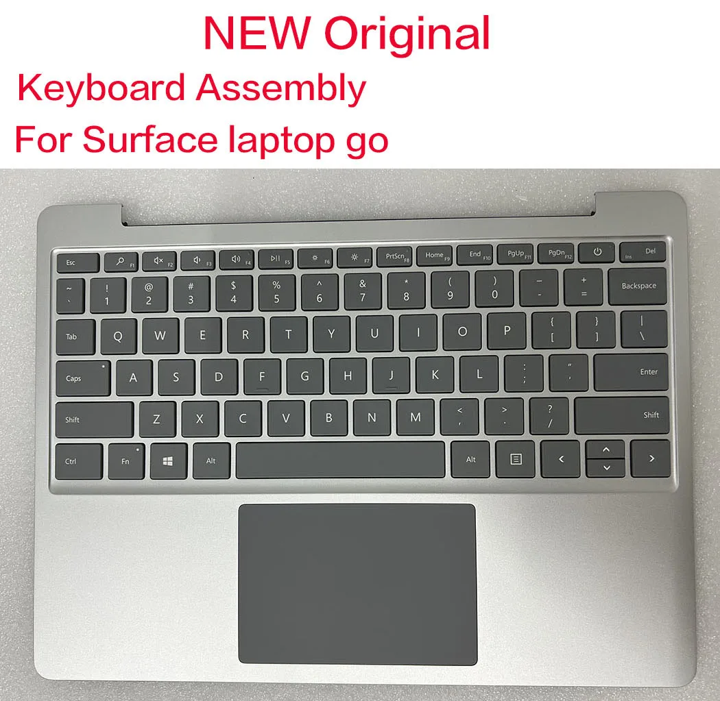 For-Microsoft-Surface-Laptop-Go-Metal-Keyboard-Topcase-Backlight ...