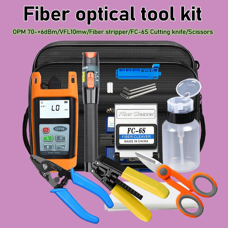 FTTH-Fiber-Optic-Tool-Kit-FC-6S-Fiber-Cutting-Knife-Cutter-Kevlar ...