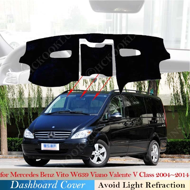 For Mercedes Benz Vito W639 Viano Valente V Class 2004~2014 Dashboard ...