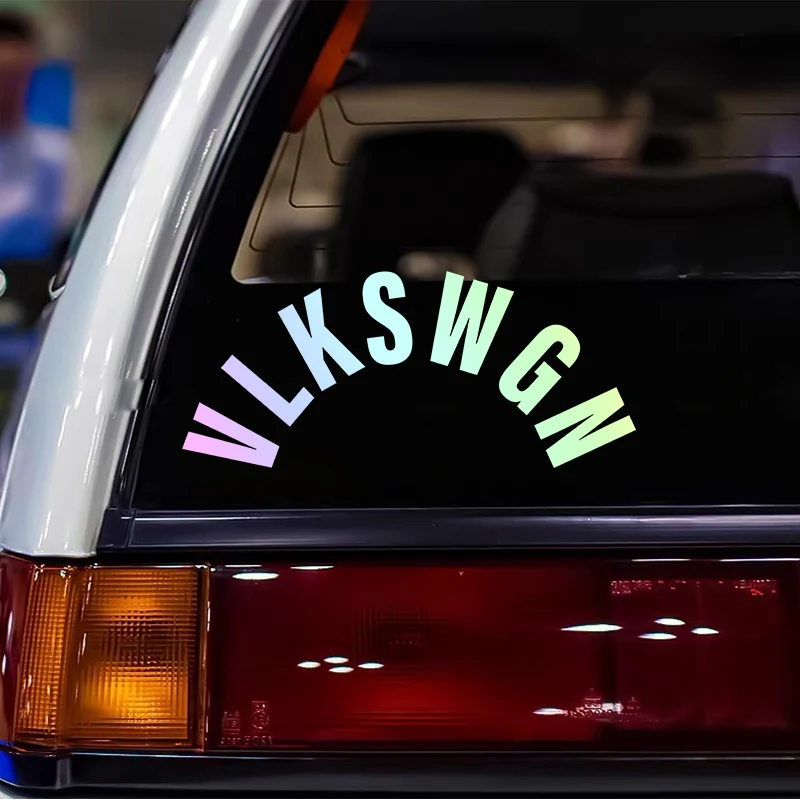 VLKSWGN-Rear-Wiper-Window-Car-Stickers-German-Vinyl-Text-Style ...