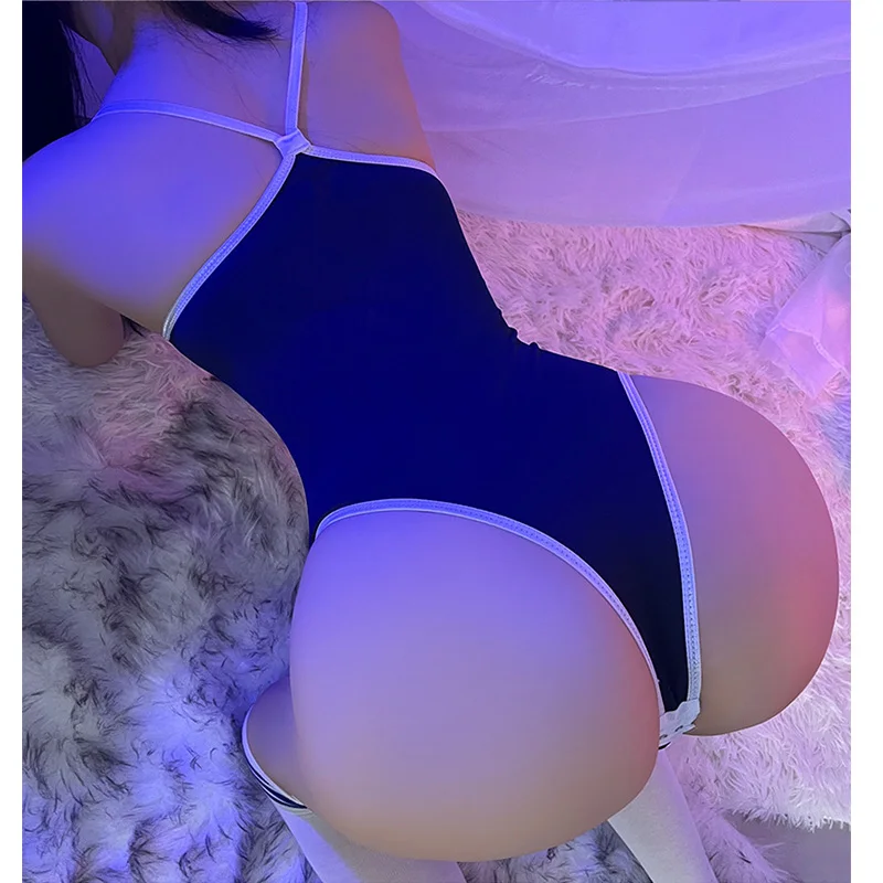 Body-de-una-pieza-para-mujer-lencer-a-con-entrepierna-abierta-Espalda-descubierta-disfraz-er ...