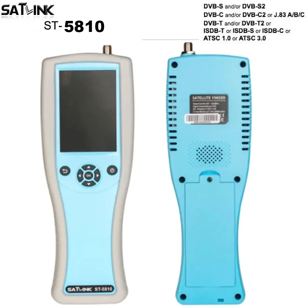 SATLINK ST 5810 supports ATSC 1.0&3.0 ISDBT DVB C2/C DVB S2 DVB T2 ISDB ...