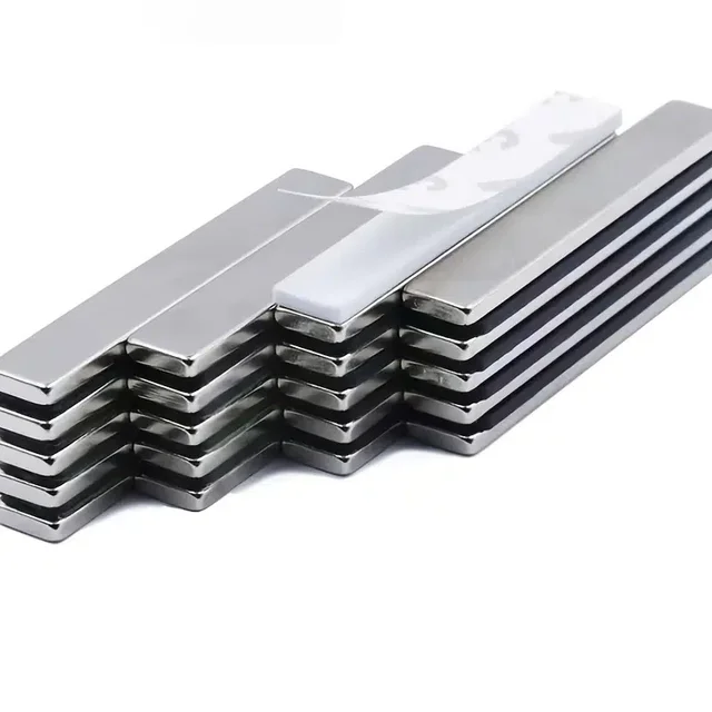Strong Neodymium Bar Magnets With Double-Sided Adhesive, Rare Earth ...