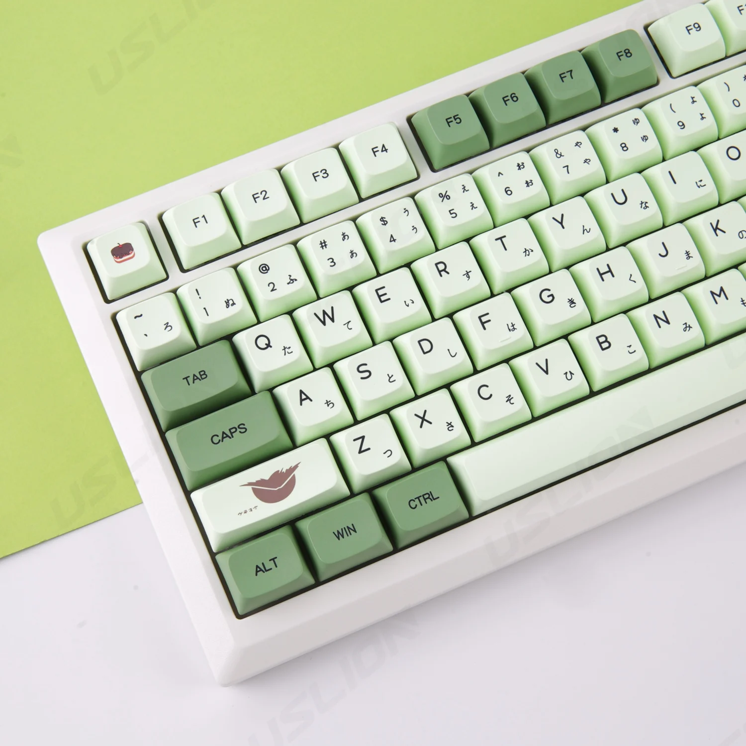 124-Keys-Matcha-Green-Keycaps-XDA-Profile-PBT-Dye-Sublimation ...